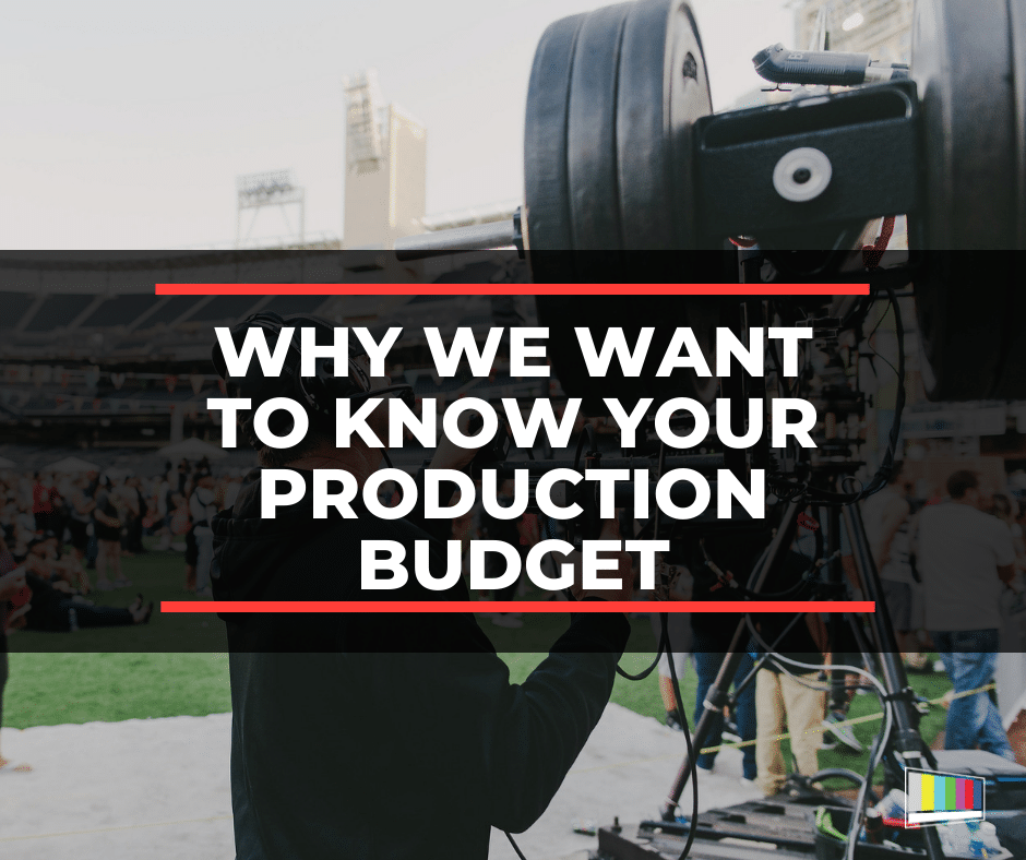 Why We Want To Know Your Production Budget | BMG Blog