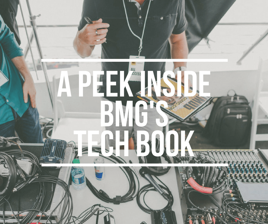 A Peek Inside BMG's Tech Book | Broadcast Managment Group